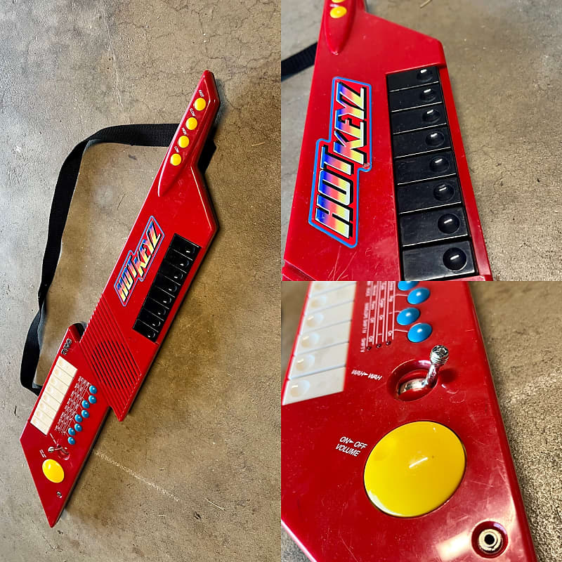 Tyco Hotkeyz Keytar Late 80's - Early 90's - Red | Reverb