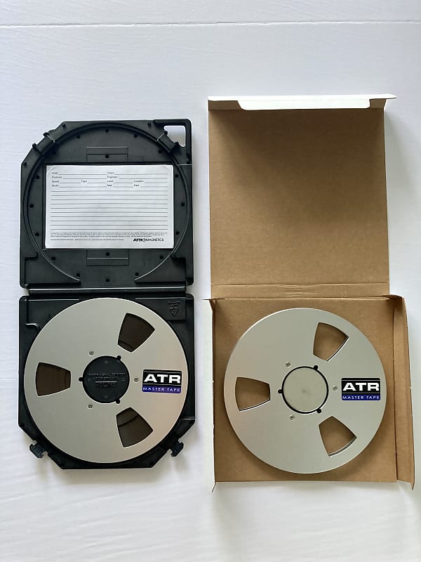 ATR 1/4" Studio Master Tape On 10.5" Metal Reel/Tape Care | Reverb