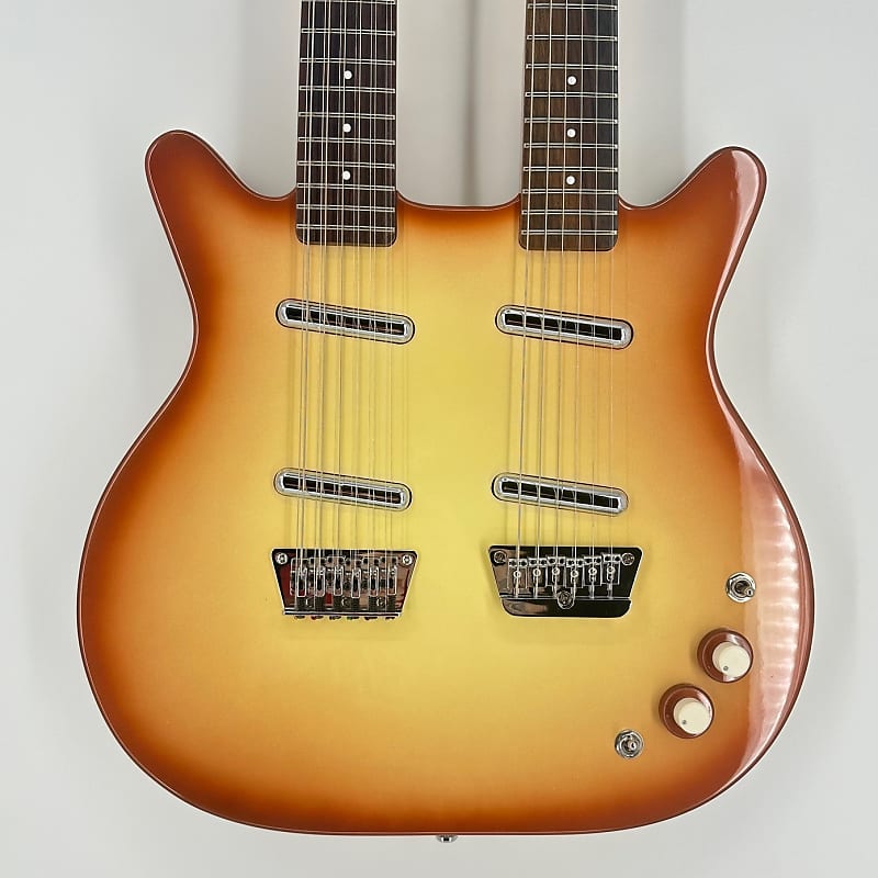 Danelectro Doubleneck 6/12 - Copper Burst | Reverb