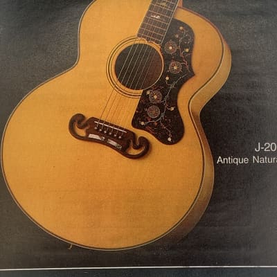 Gibson J-200 Dealer Sheet 1987 | Reverb