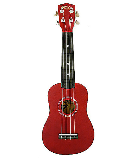 Hilo Standard Soprano Ukulele Uke - Transparent Red (2650) | Reverb
