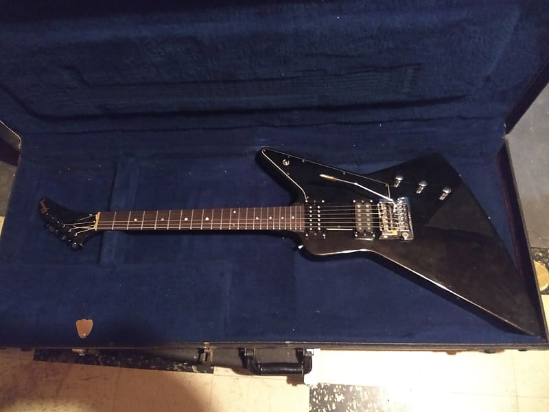Gibson Explorer 80s w/ factory Kahler 1983 Black 83 | Reverb
