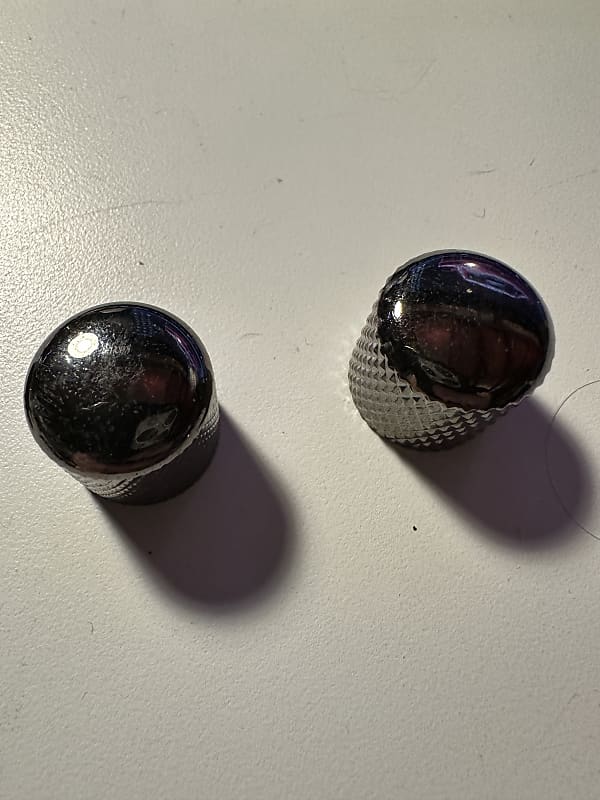 ESP LTD 2010s - Black Chrome knobs x2 | Reverb