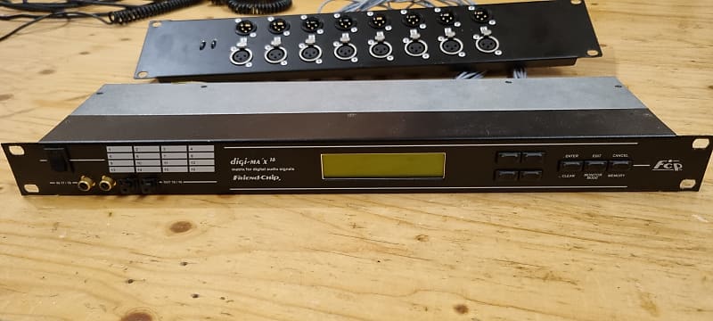 Friend-chip DMX 16 digital patch bay with AES/EBU and s/pdif | Reverb