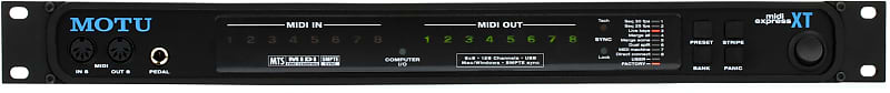 MOTU MIDI Express XT 8x8 USB MIDI Interface (5-pack) Bundle | Reverb