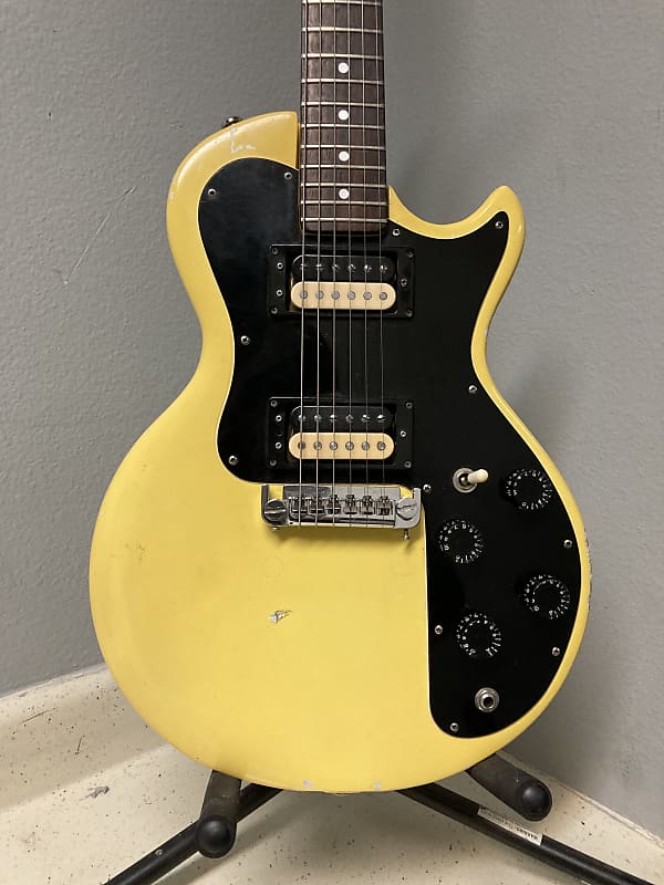 Gibson Sonex Deluxe 180 1980’s Yellow Refinish | Reverb