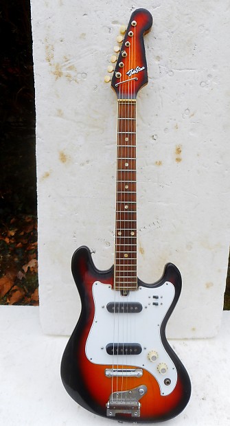 Telestar Guitar, 1960's, Japan, 2 Pickup, Sunburst, Very | Reverb UK
