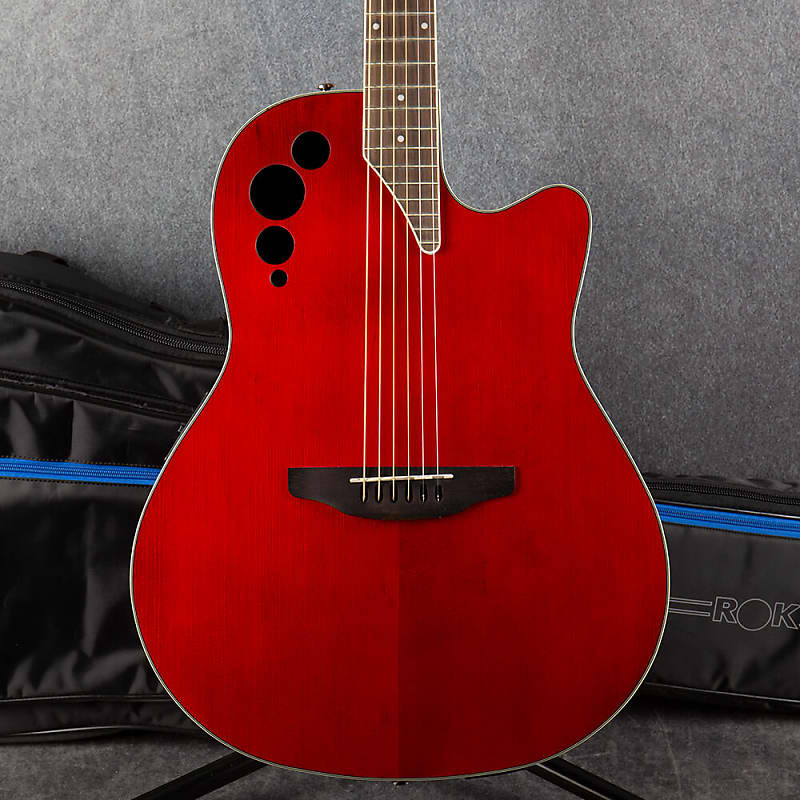 Ovation Applause Elite AE44II - Ruby Red - Gig Bag - 2nd Hand | Reverb