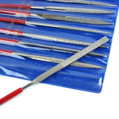 10-Types Mini Diamond File Set for Guitar and string | Reverb