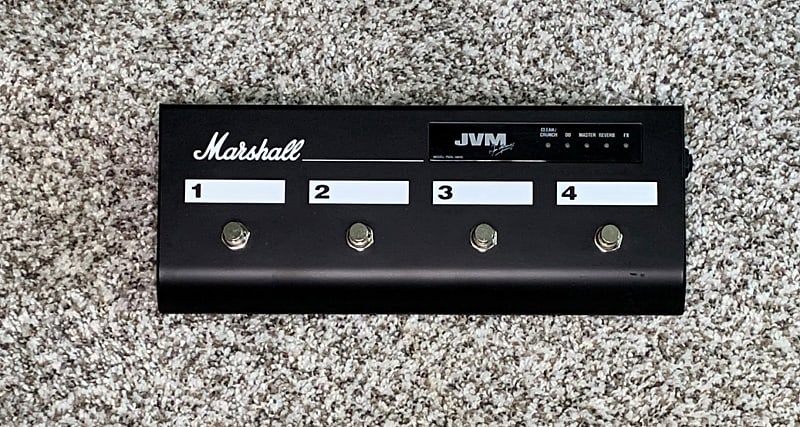 Marshall JVM 4 Button Programmable Footswitch | Reverb