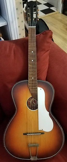 Rare! Original Hopf Parlor 1950s-60s Sunburst-England | Reverb