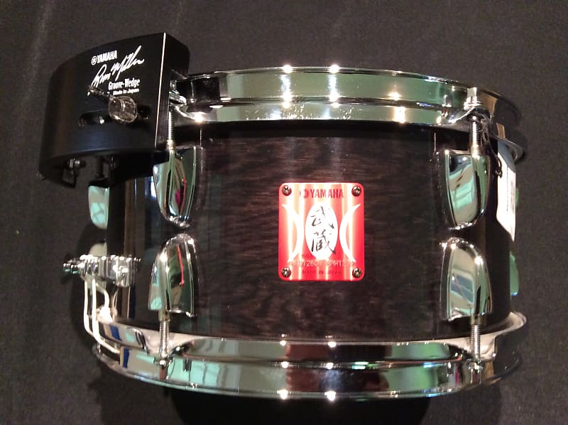 Yamaha Musashi Black 12” Oak Snare Drum Groove Wedge | Reverb