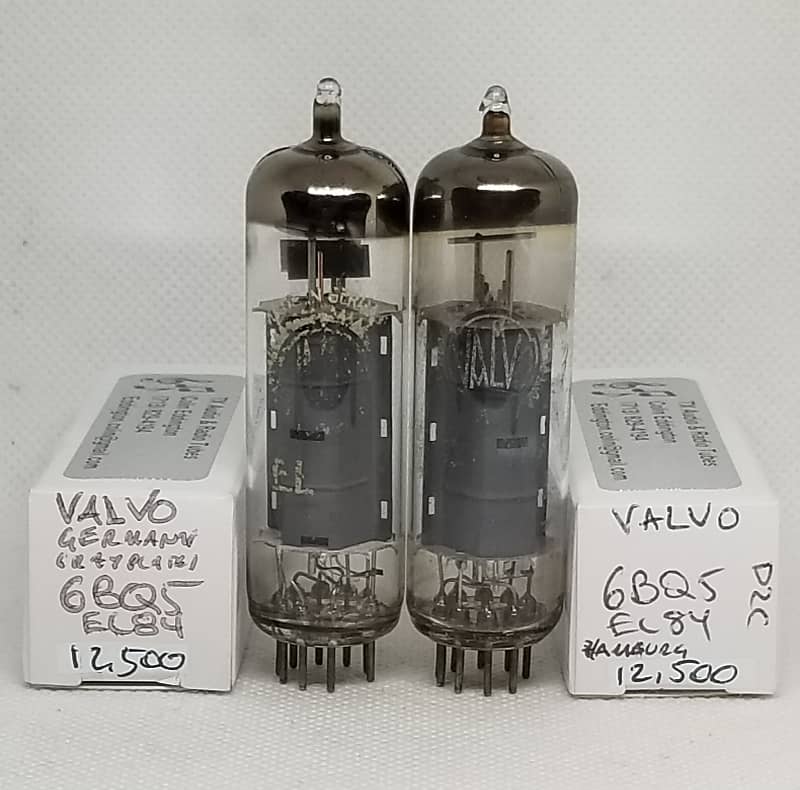 Valvo EL84/6BQ5 Perfectly Matched Pair NOS | Reverb