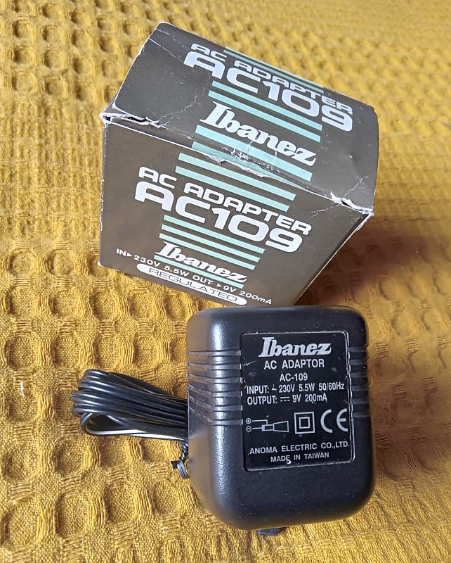 Ibanez AC109 Original Tube Screamer, etc Power Supply 230v AC | Reverb