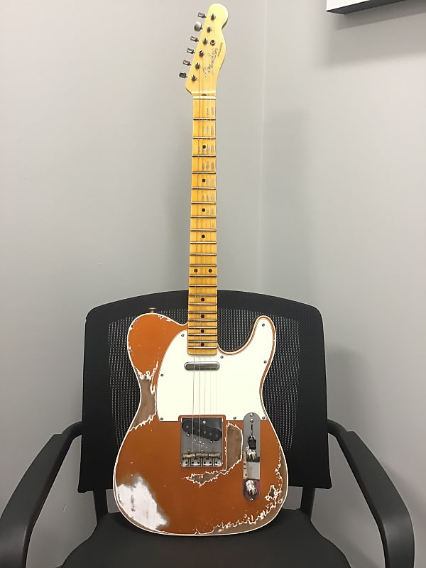 Fender Custom Shop Double Bound '52 Telecaster 2019 Candy | Reverb