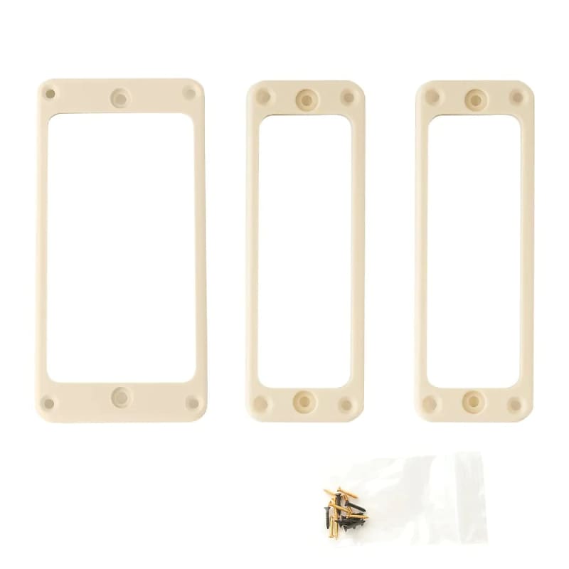 PRS Studio Model Humbucker Pickup Rings (2) - Ivory | Reverb