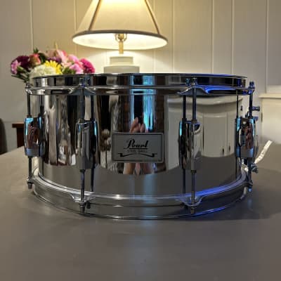 Pearl 10 Lug Steel Snare Drum, MIJ, 1969 | Reverb