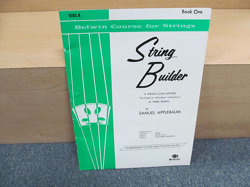 Belwin String Builder Viola Book One | Reverb
