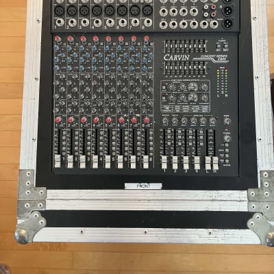 Carvin C844 8 Channel Mixer W/ Gator Padded Case | Reverb