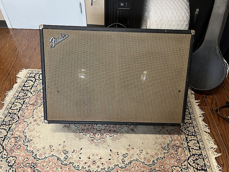 Rare Fender Dual Showman 2x15 Piggyback Cabinet with jbl 130f | Reverb