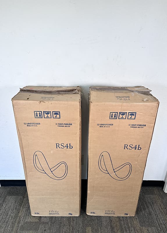 Vintage Infinity Polydome RS4B Floor Standing Speakers | Reverb