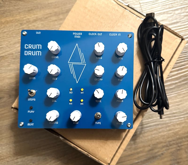 Nystrom Music Crum Drum Generative Percussion Synthesizer | Reverb