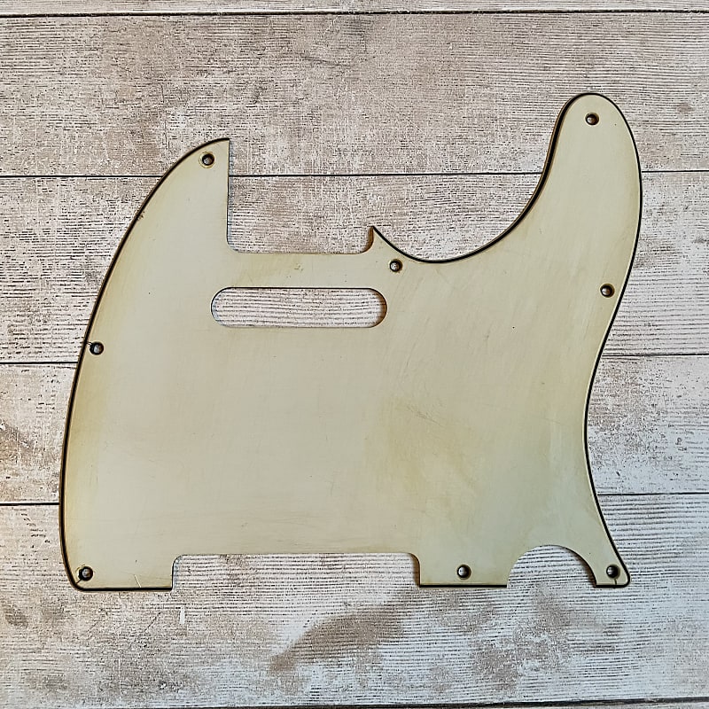 Relic Parchment 3-Ply Vintage Telecaster/Tele Pickguard #44 | Reverb