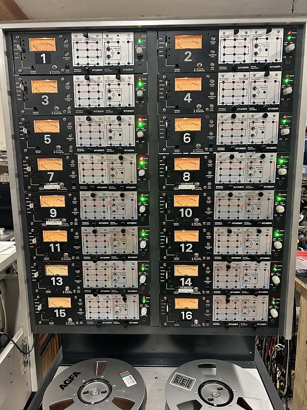 Studer A80 2" 16 track Multitrack Reel to Reel Tape Deck. | Reverb