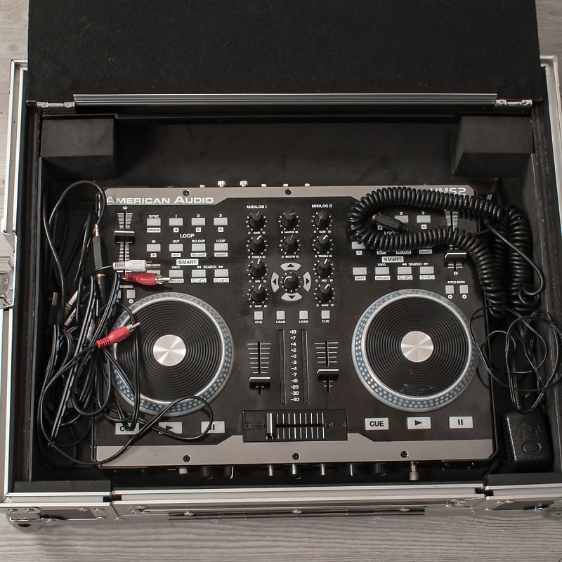 American Audio VMS2 DJ Controller w/ Road Case x3646 (USED) | Reverb