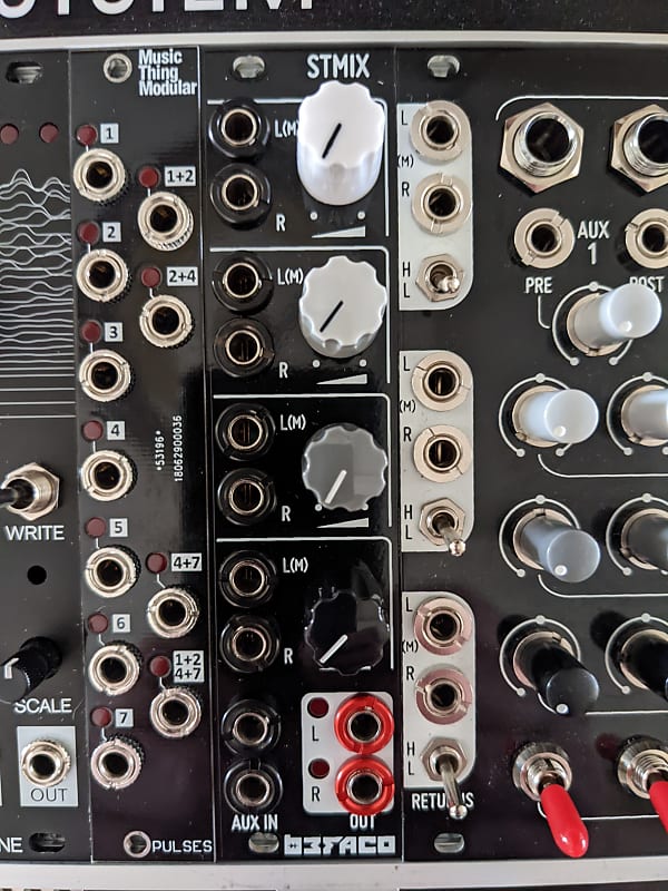 Befaco Stmix 4-Channel Stereo Mixer | Reverb