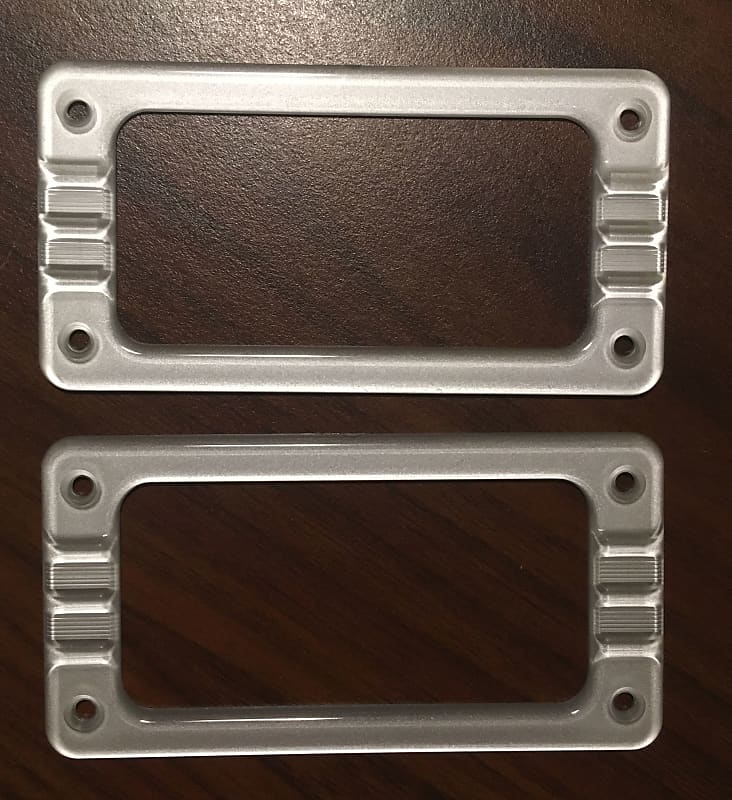 2 Gretsch Silver Pickup Rings for Filtertron Hilotron Pair | Reverb