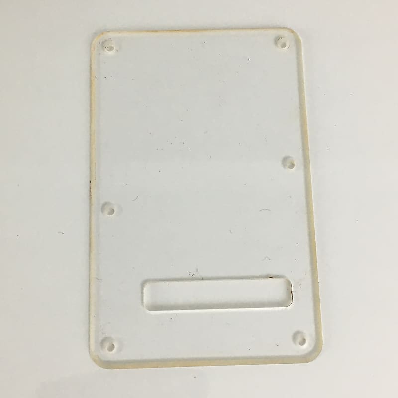 Vintage Spec Relic Strat Clear Backplate Tremolo Cover 60s | Reverb