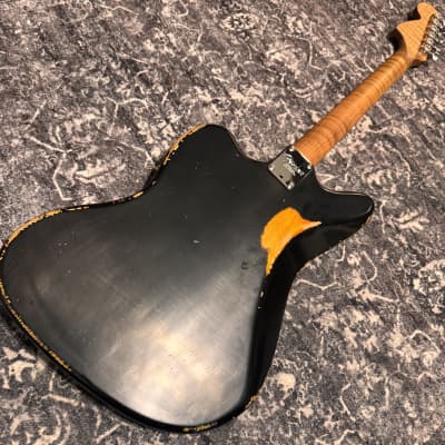 MJT Warmoth Hardtail Jazzmaster with Bareknuckle Warpig | Reverb