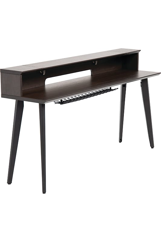 Elite Furniture Series 88-Note Keyboard Table-Dark Walnut | Reverb