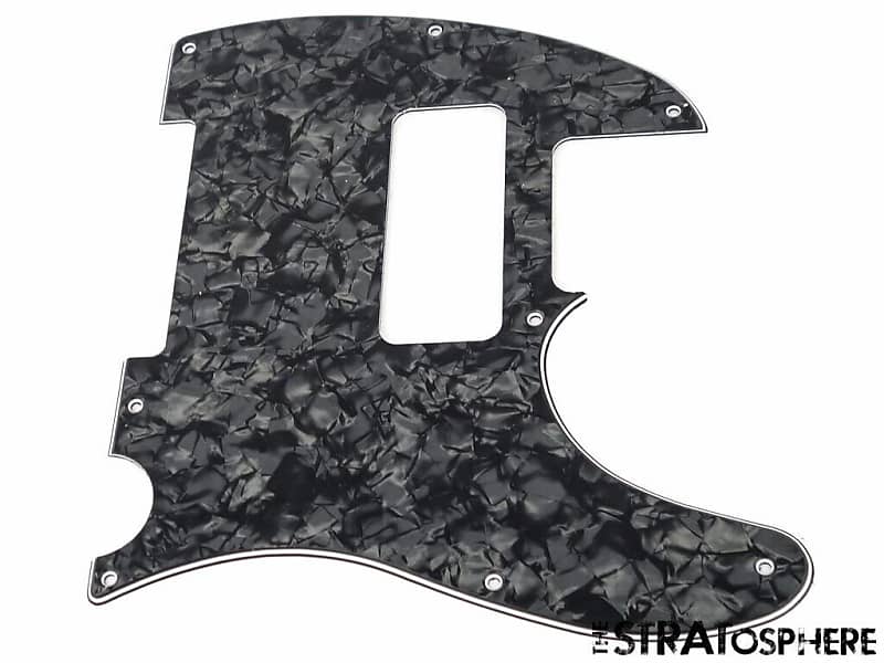 *NEW Black Pearloid P-90 Telecaster PICKGUARD for USA Fender | Reverb