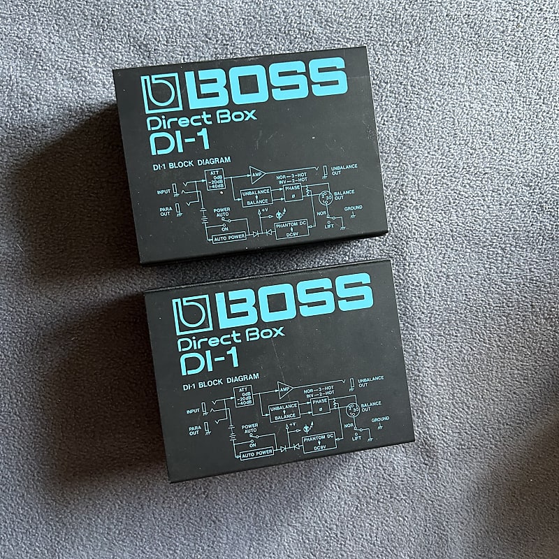 Boss DI-1 Active Direct Box Set of 2 | Reverb