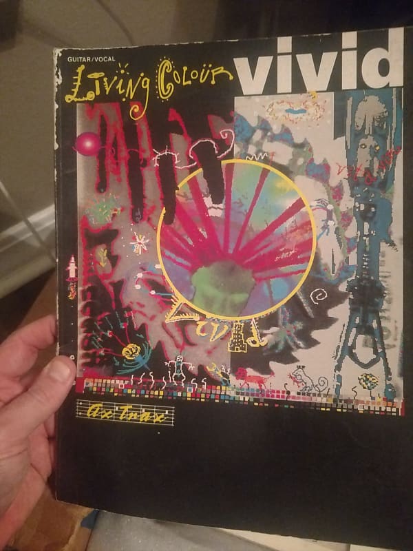 Living Colour Color Vivid Guitar Tab Book Vernon Reid | Reverb