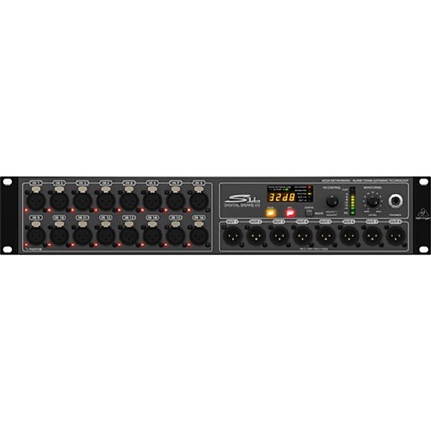 Behringer S16 | 16-channel Digital Snake with 16 Midas | Reverb