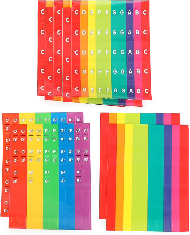 Boomwhackers Chroma-Notes Stick-Ons | Reverb