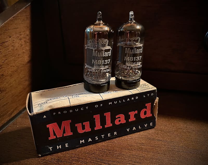 Matched Pair CV4004 M8137 12AX7 ECC83 NOS Mullard UK Valve | Reverb