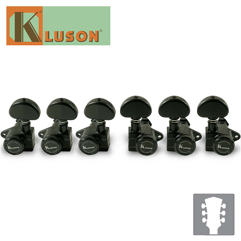 NEW Kluson 3 Per Side Revolution Series E-Mount LOCKING | Reverb UK