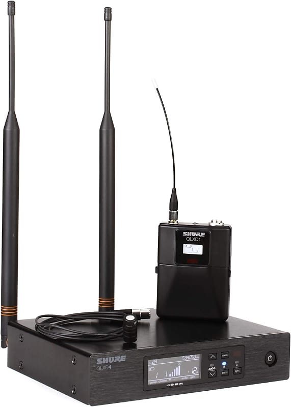 Shure QLXD14/84 Wireless Microphone System with Bodypack and | Reverb