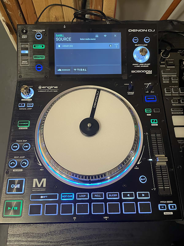 Denon SC5000M with Decksaver | Reverb