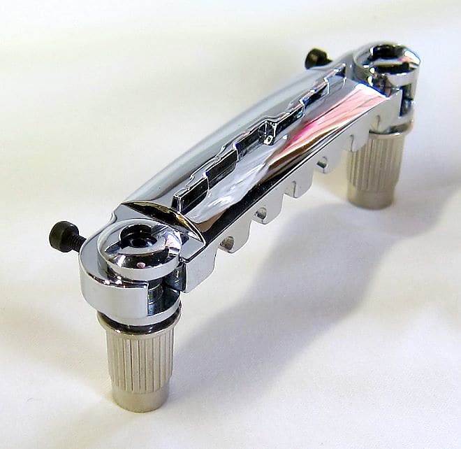 Locking Wrap A Round Bridge Chrome Free USA Ship Guitar Part | Reverb