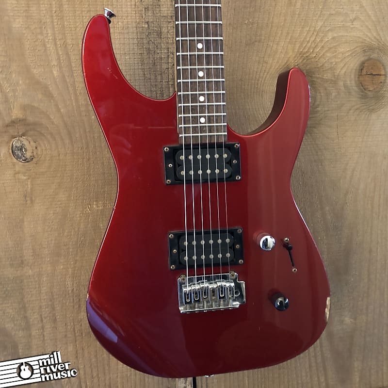 Jackson JS1 Dinky JS Series Electric Guitar Dark Metallic Red | Reverb