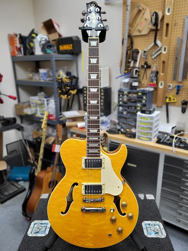 Samick Greg Bennett Design Royale RL-3/AM Mid-00's - Quilted | Reverb