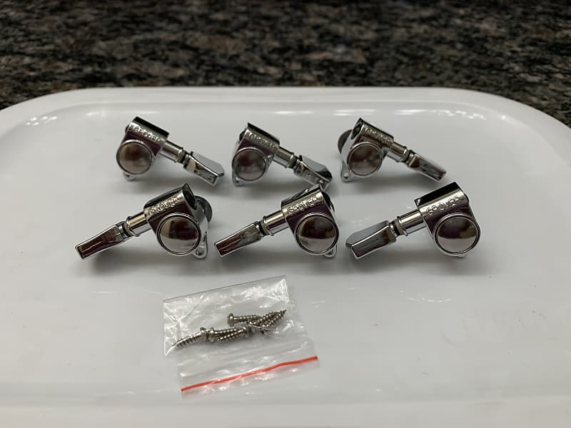 Grover Rotomatic Tuning Machines Keystone Buttons 3+3 | Reverb