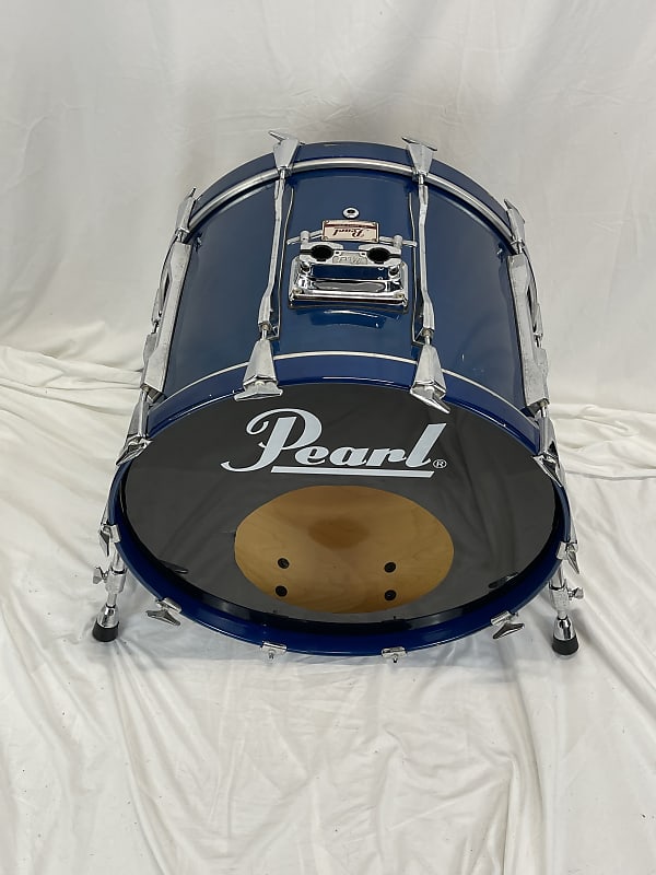 Pearl MLX 16x22 All Maple Bass Drum 1990’s Sheer Blue | Reverb