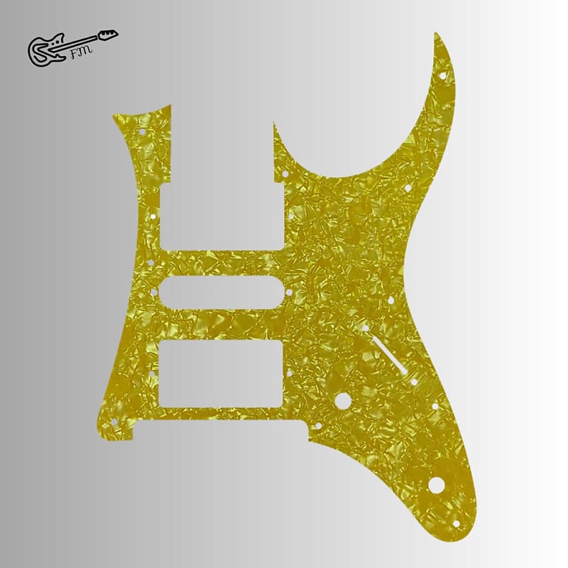 Golden Pearl Ibanez RG 3550 MZ Style Pickguard-Golden Pearl | Reverb