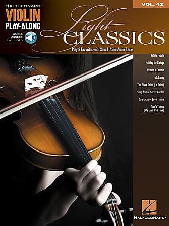 Light Classics Violin Play-Along Volume 42 Softcover Audio | Reverb